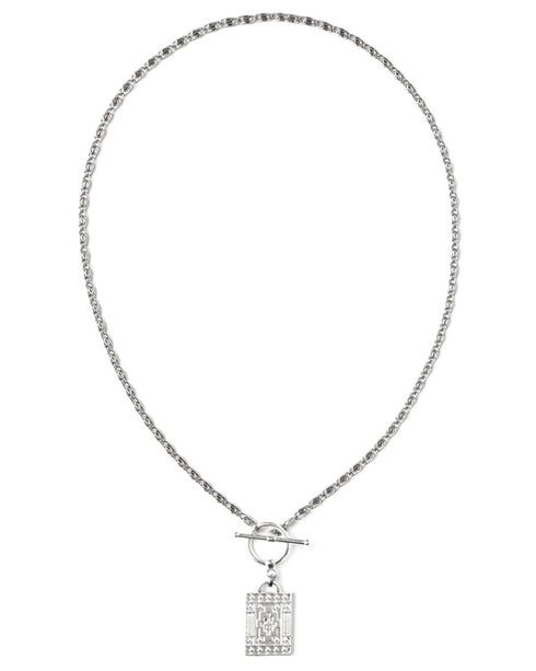 Damien | Collier court pendentif argent | wellDunn jewelry